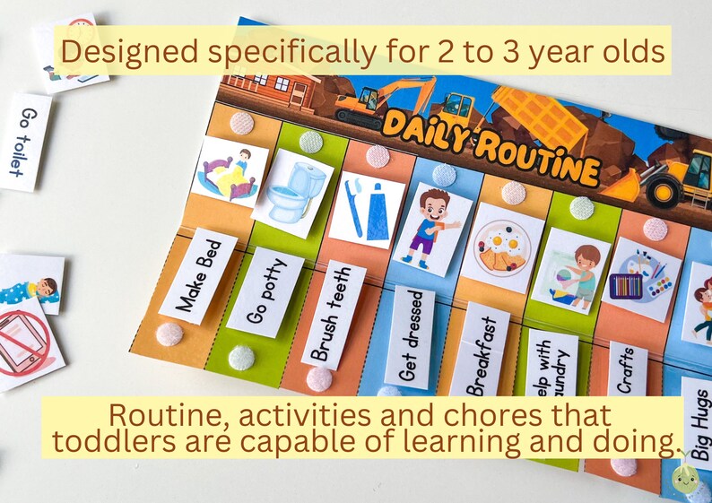 Flip Chart for Toddlers Routine Chart for Kids Chore Chart for Kids ...