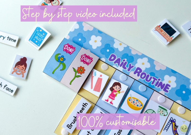 Flip Chart for Toddlers Routine Chart for Kids Chore Chart for Kids ...