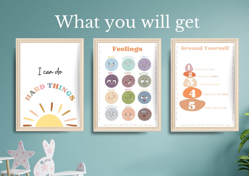 Calming Corner Poster Classroom Boho Calm Down Corner Printable ...