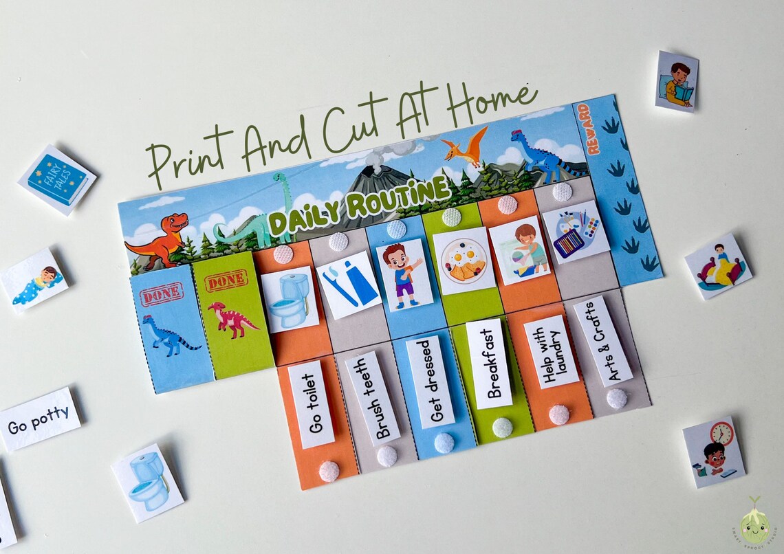 Flip Chart for Toddlers Routine Chart for Kids Chore Chart for Kids ...