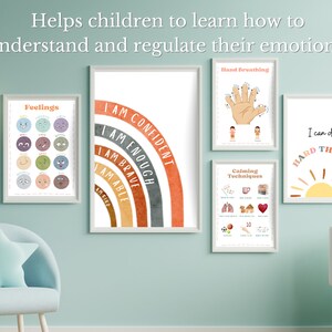 Calming Corner Poster Classroom Boho Calm Down Corner Printable ...