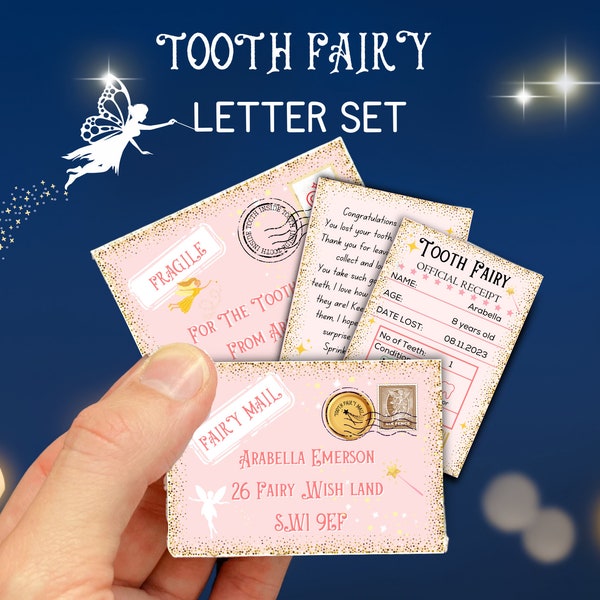Tooth Fairy Envelope - Etsy