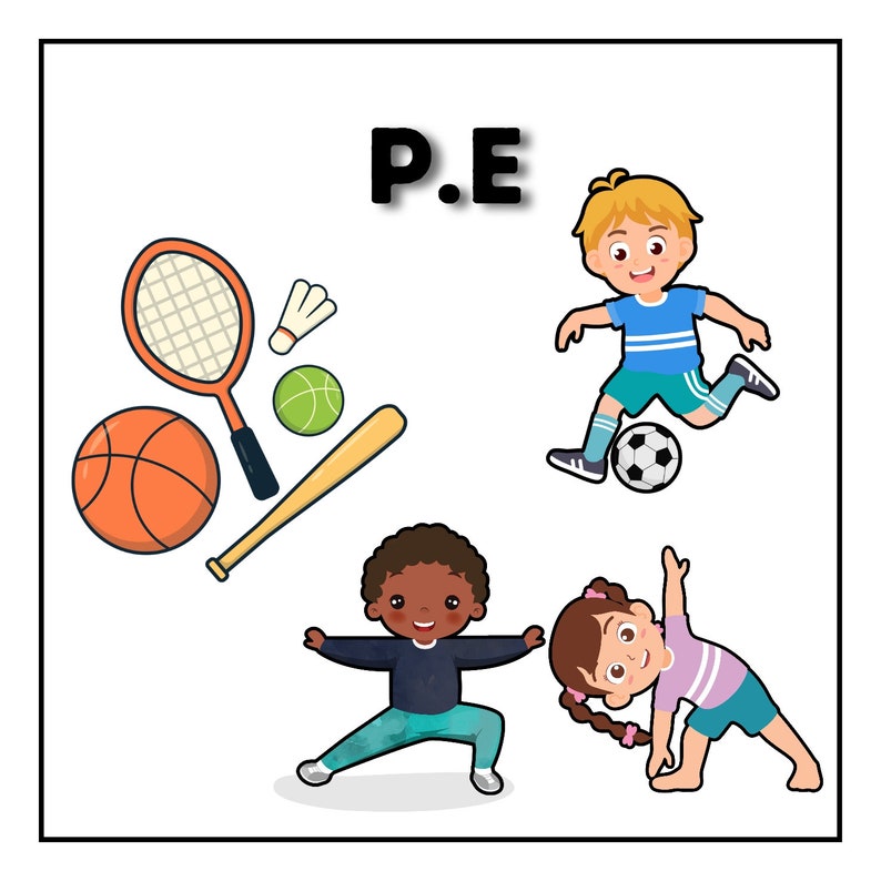 40 Visuals - Timetable Schedule for School. Digital Download. Display ...