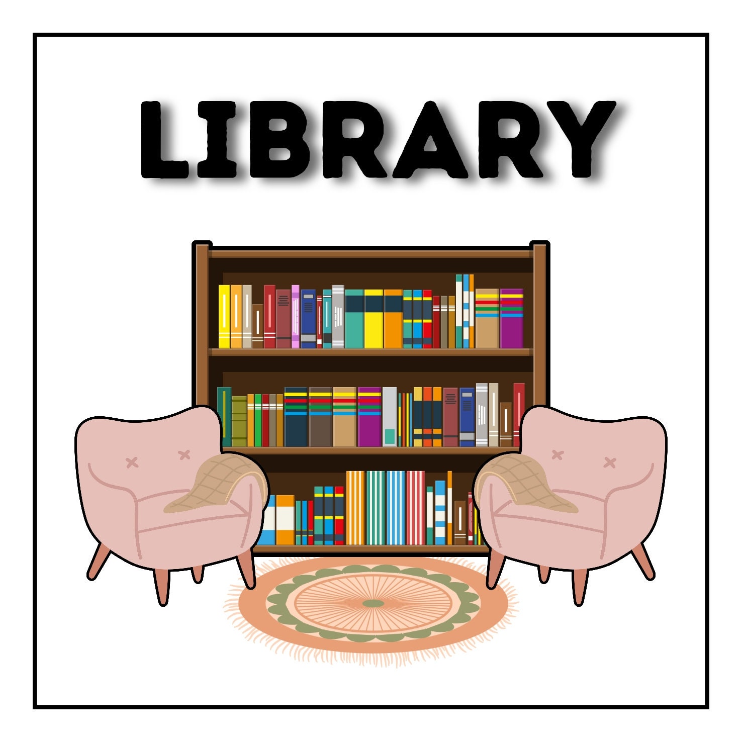 40 Visuals - Timetable Schedule for School. Digital Download. Display ...