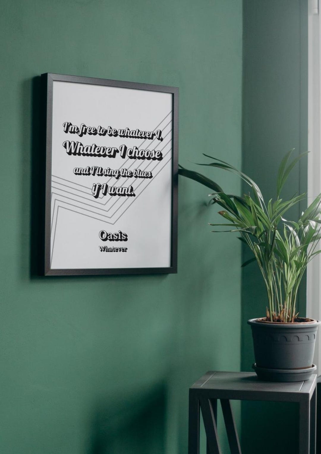 Oasis Poster Whatever - Etsy