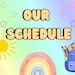 40 Visuals - Timetable Schedule for School. Digital Download. Display ...