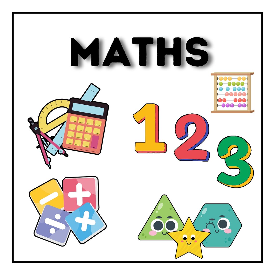 40 Visuals - Timetable Schedule for School. Digital Download. Display ...