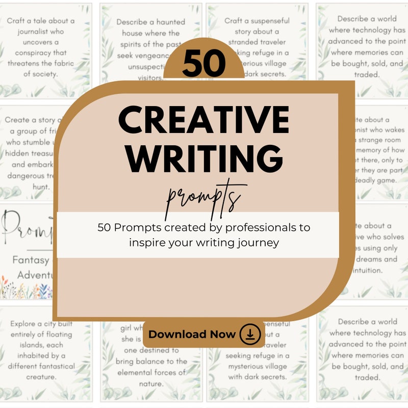 Physical Journal Prompt - Etsy