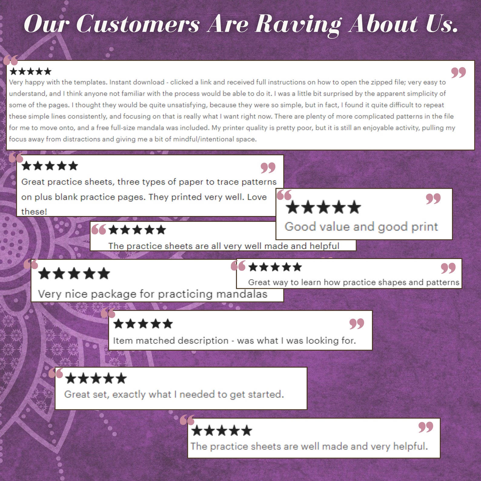 Buy Mandala Pattern Sheet for Practice Mindful Mandala Practice for ...