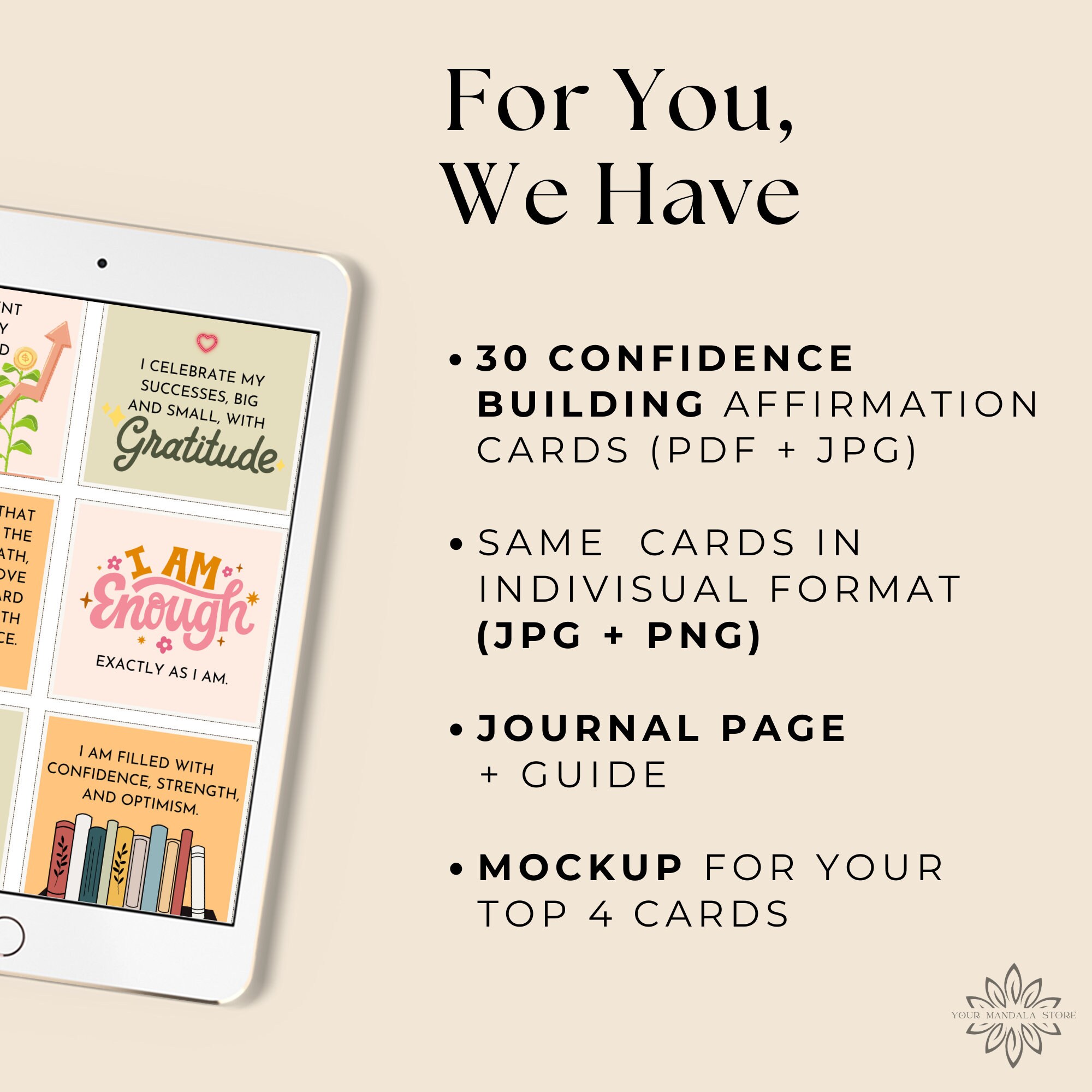 Confidence Affirmation Card Printable Mindfulness Card for Confidence ...