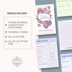 Daily Mental Health Journal Printable Guided Morning Intention Journal ...