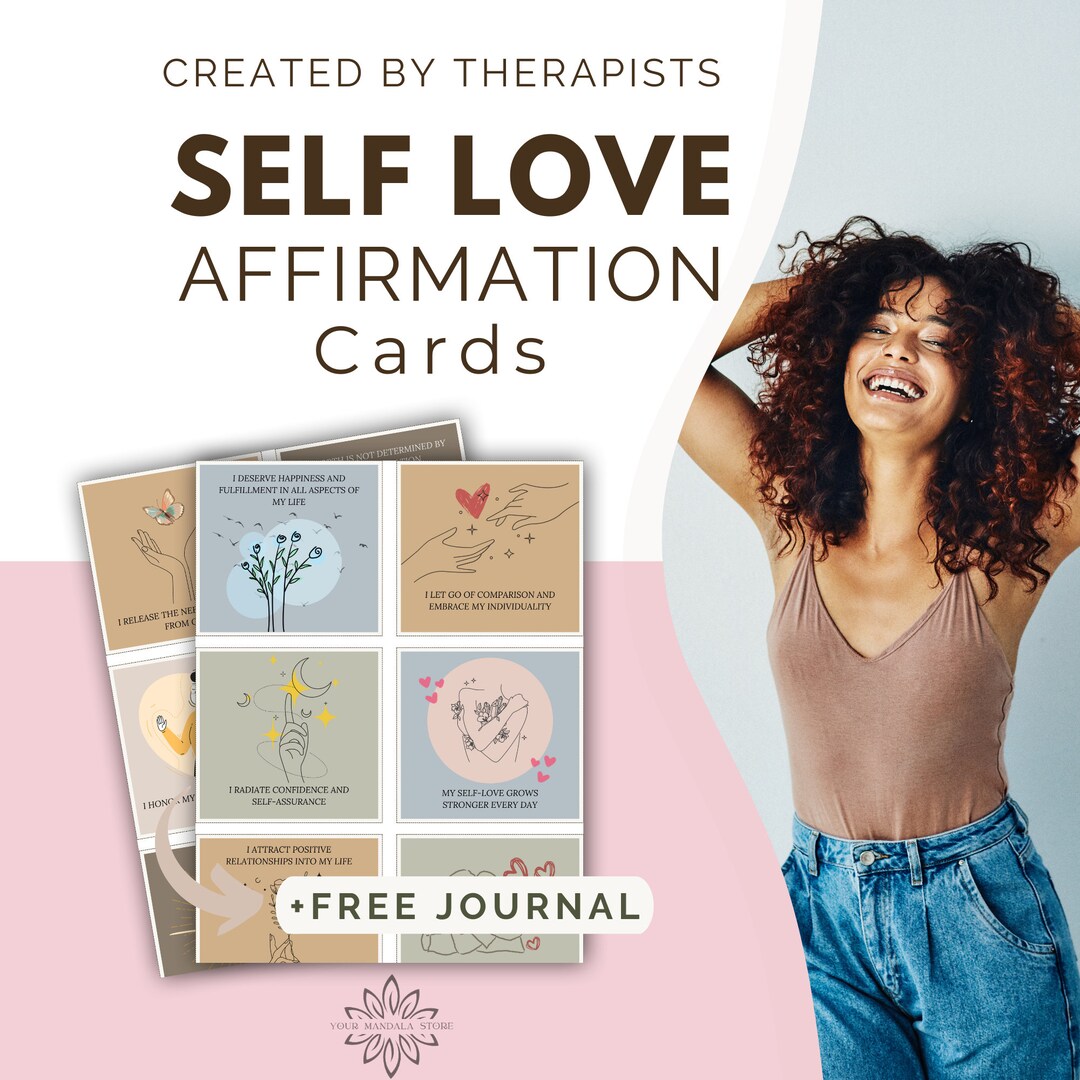 Affirmation Card Printable Self Love Affirmation for Mental Wellness ...