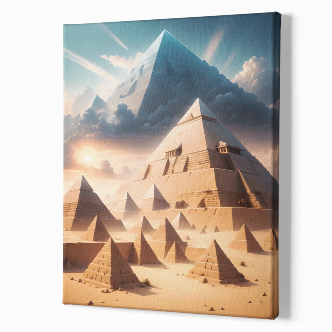 Art Print on Canvas Pyramids of Giza Egypt Wall Art Home - Etsy
