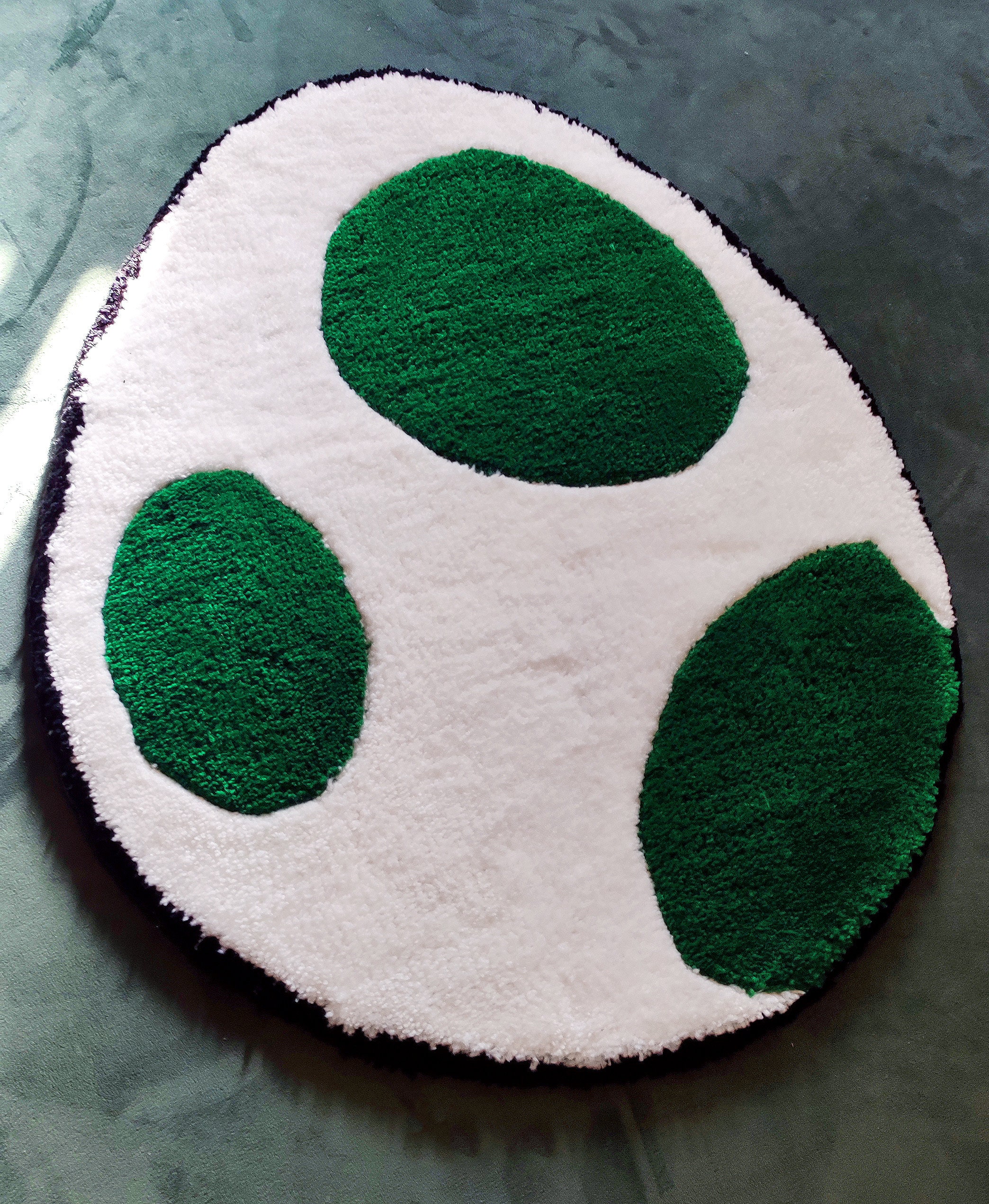 CUSTOM YOSHI INSPIRED Egg Handmade Rug - Etsy