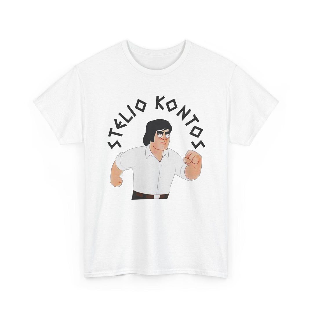 Stelio Kontos American Dad Character Tv Show Fan T Shirt Unisex Heavy ...