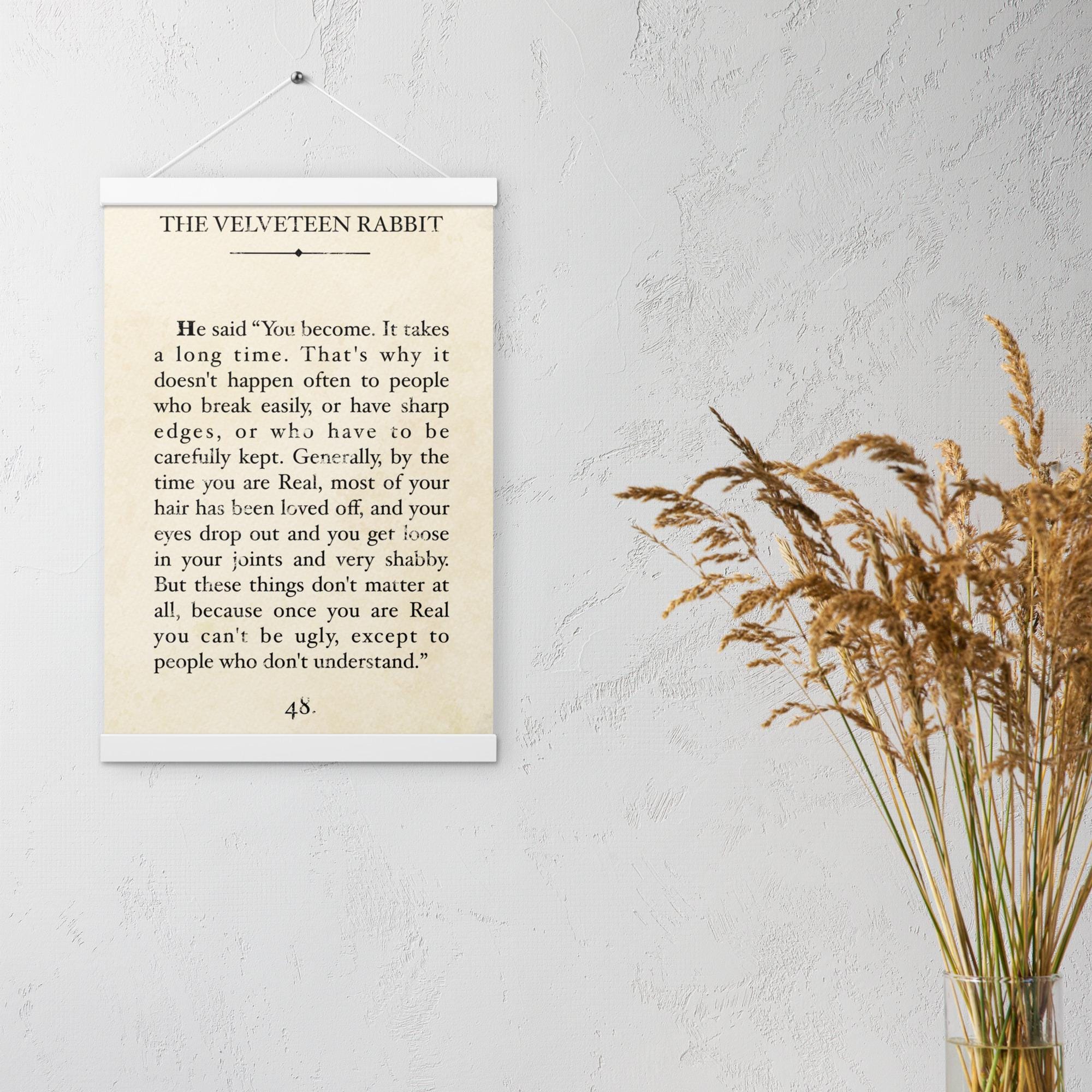 Poster Velveteen Rabbit - Etsy