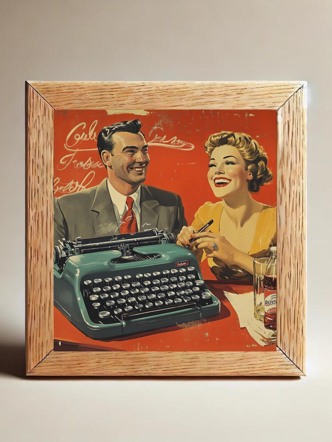 Vintage Style Advertisement Poster Retro 1940s-1950s Classic Product ...