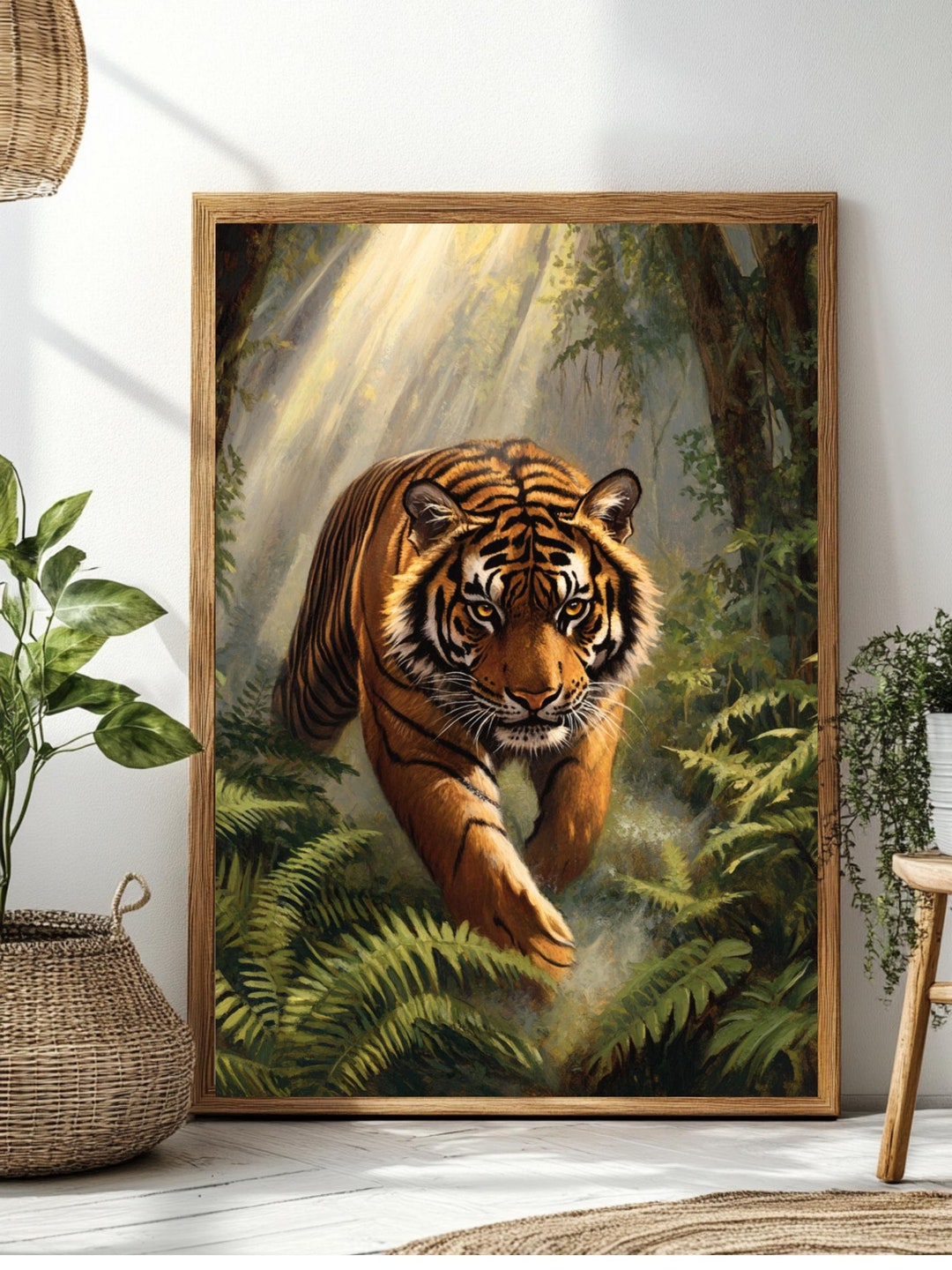 Wild Power: Bengal Tiger in the Jungle, Satin Posters 210gsm - Etsy