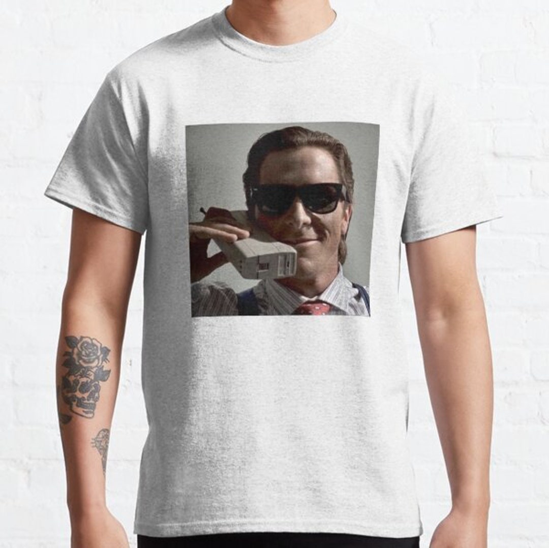 Patrick Bateman Calling American Psycho Meme Classic .jpg T-shirt ...