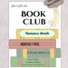 Editable Book Club Flyer/ Advertisement / Invite, Instant Download ...