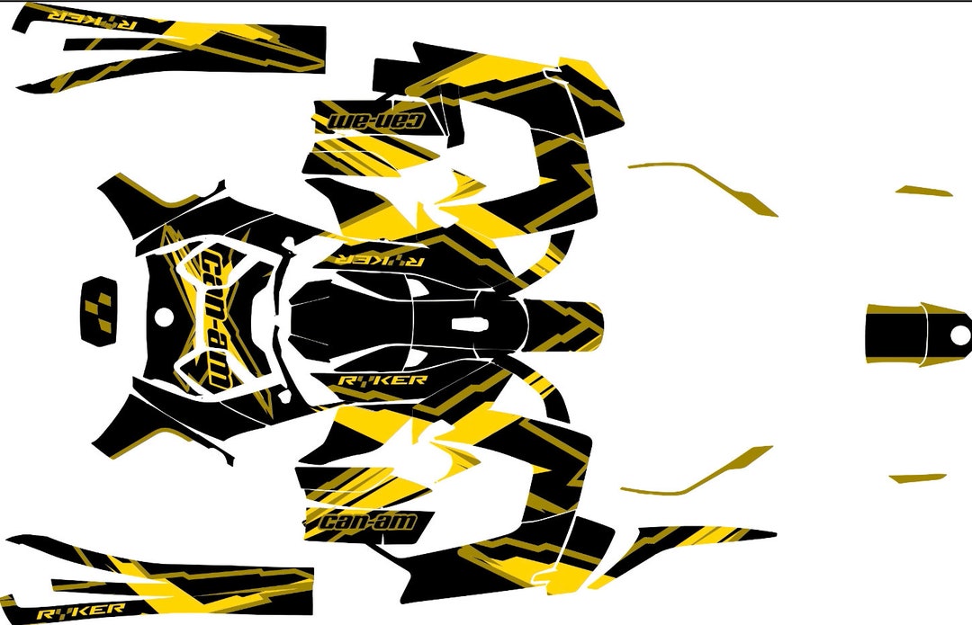 Can Am Ryker Wrap Full Adobe Illustrator File (digital Download) - Etsy