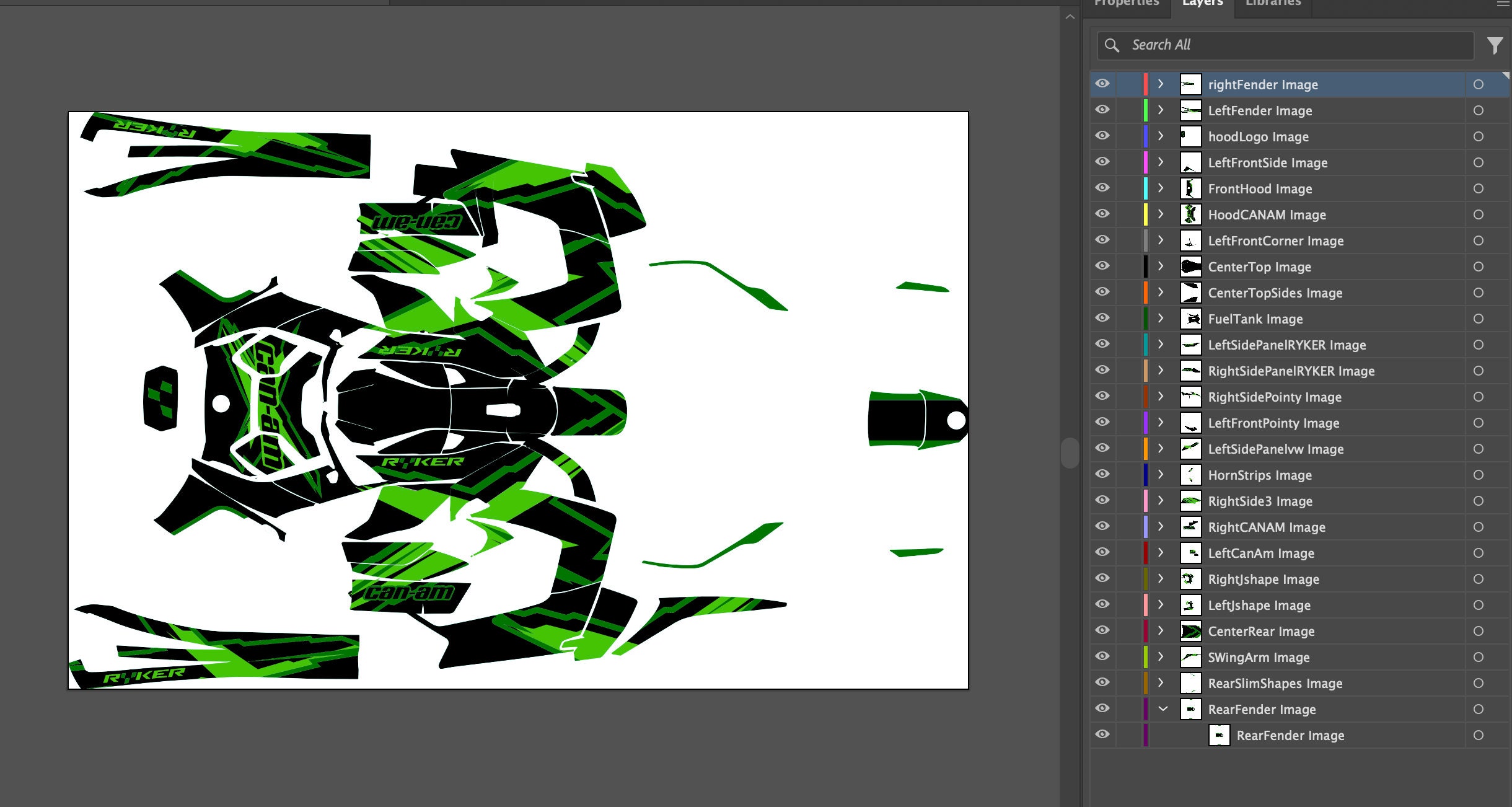 Can Am Ryker Full Template PNG, AI, PDF Your Choice (digital Download ...