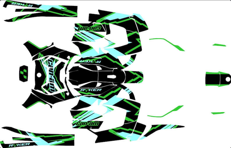 Can Am Ryker (600, 900) Wrap Design Digital Download File (AI) - Etsy