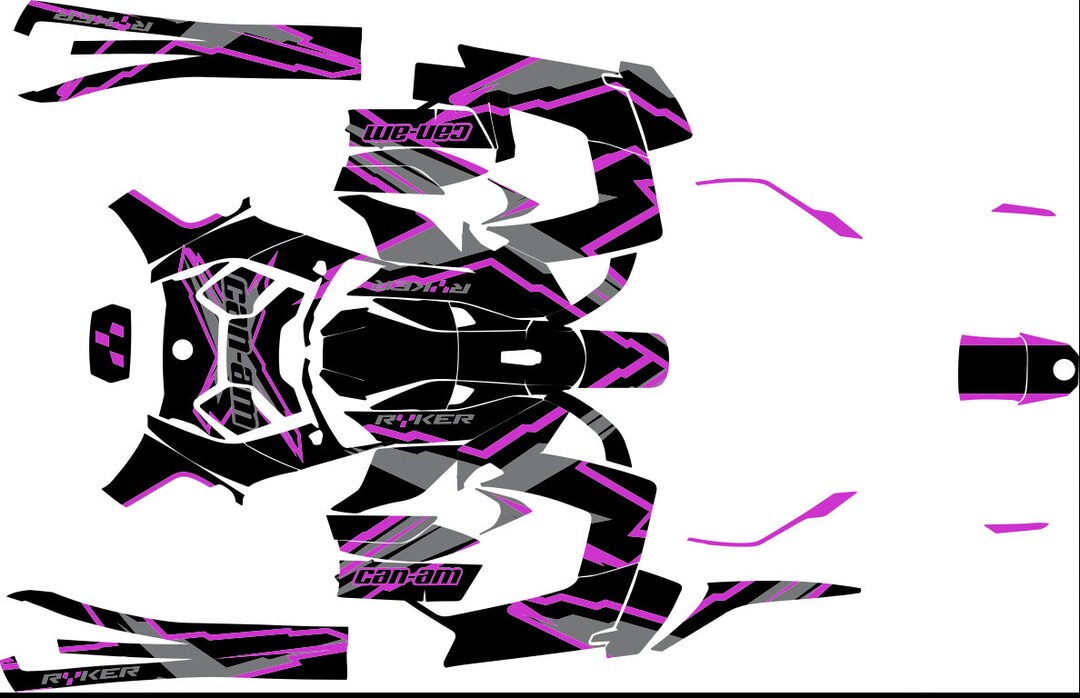 Can Am Ryker (600, 900) Wrap Design Digital Download File (AI) - Etsy