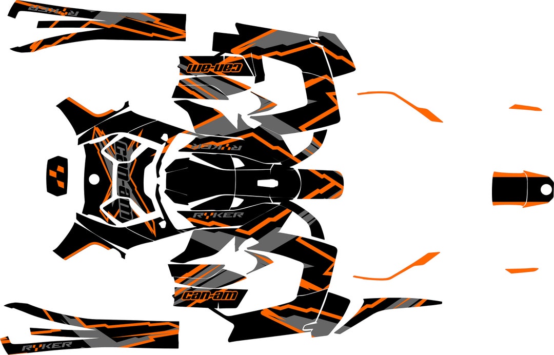 Can Am Ryker Wrap Design (600, 900) Digital Download File (AI) - Etsy