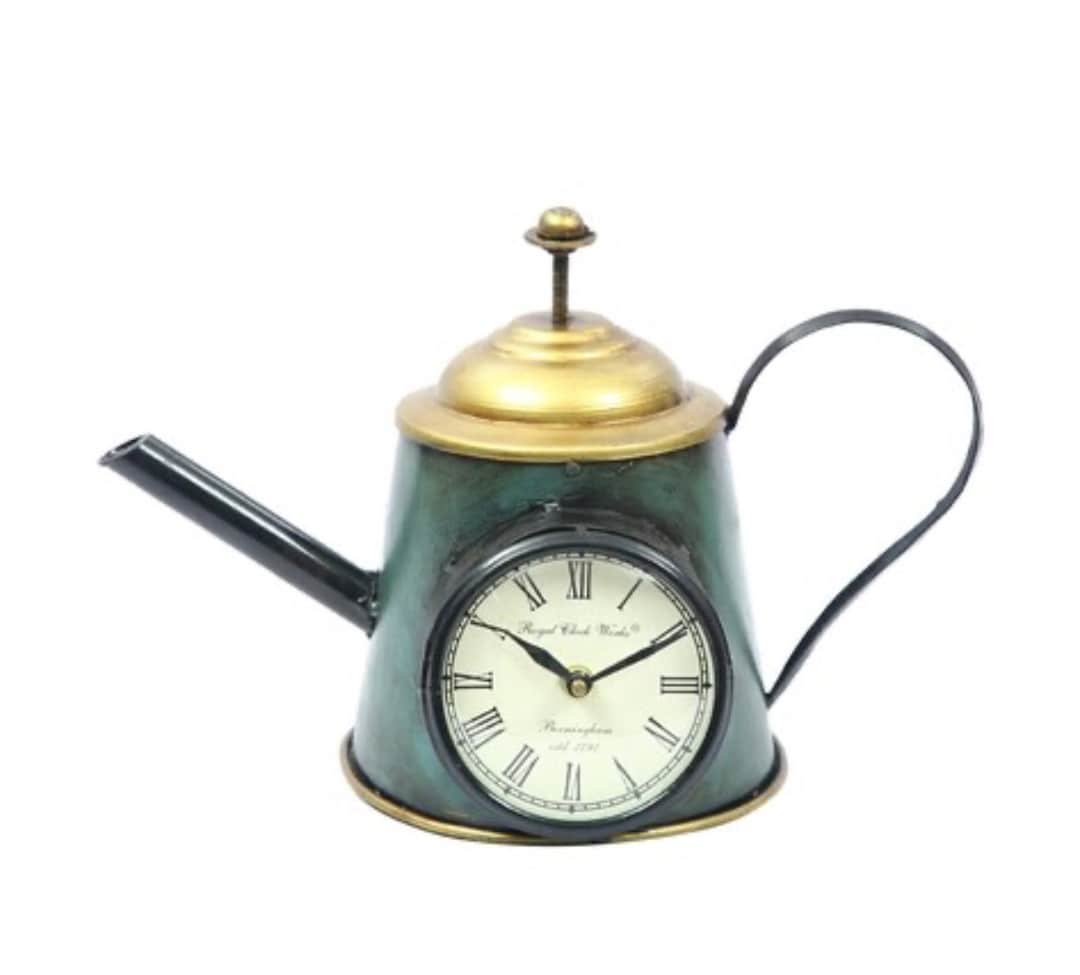 Antique Tea Kettle Clock - Etsy