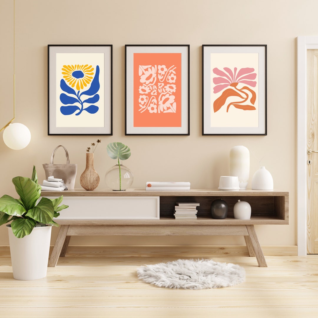 5 Hippie Printable Sheets, Hippie Flowers, Art Prints, Wall Art, Home ...