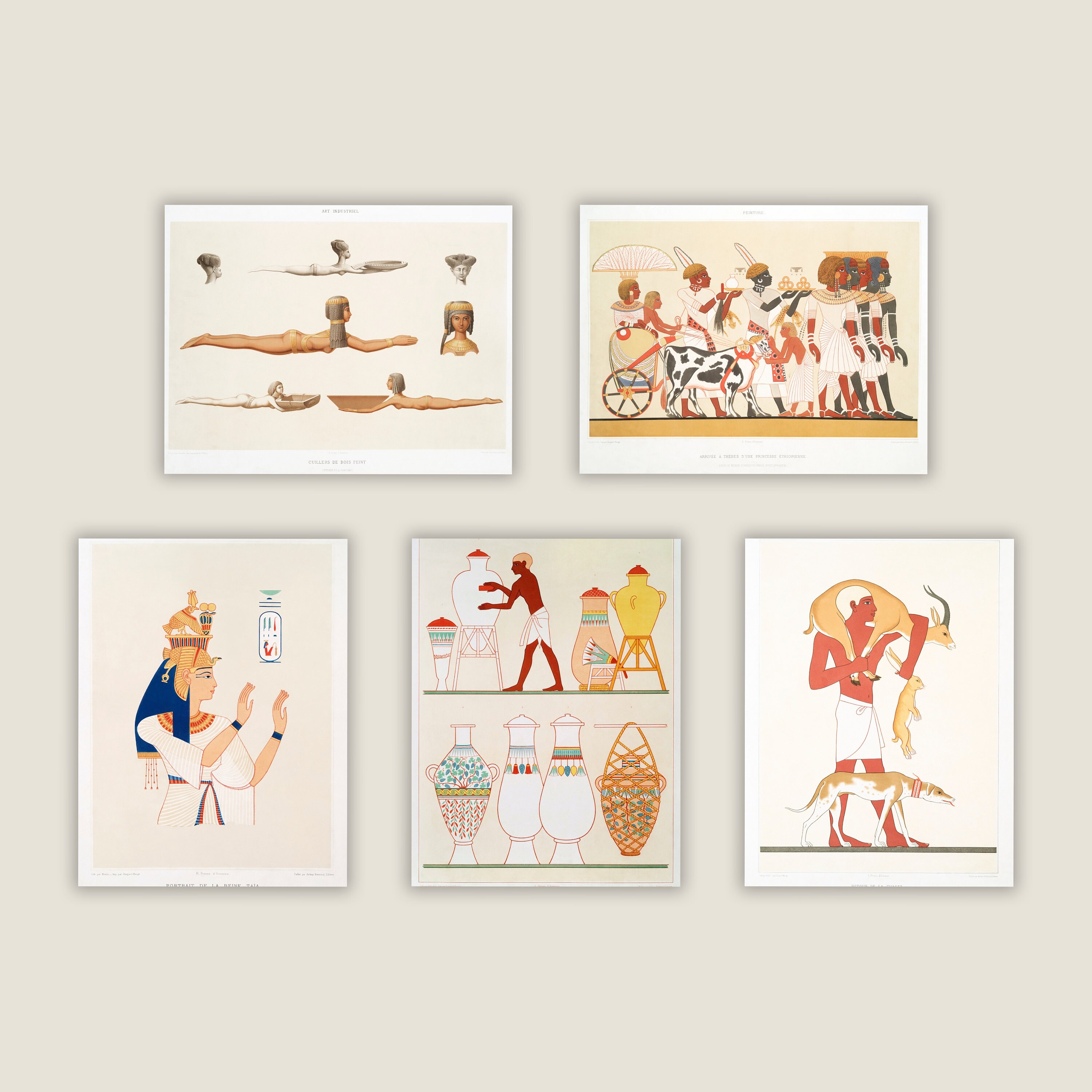 5 Printable Sheets of Egyptian Art, Histoire De L'art Égyptien, Art ...