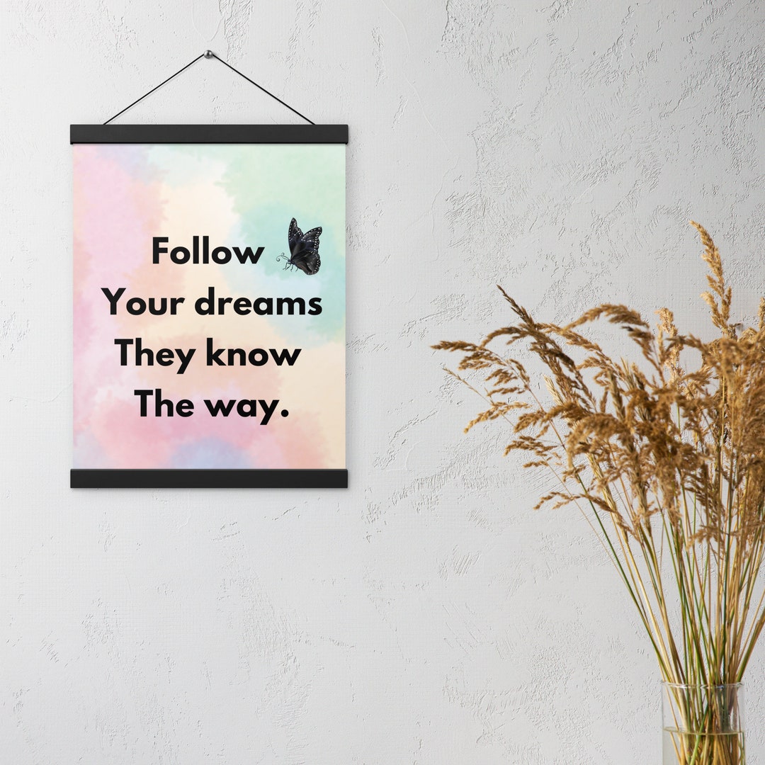 Poster With Hangers Wall Art Poster Hangers Art Unique - Etsy