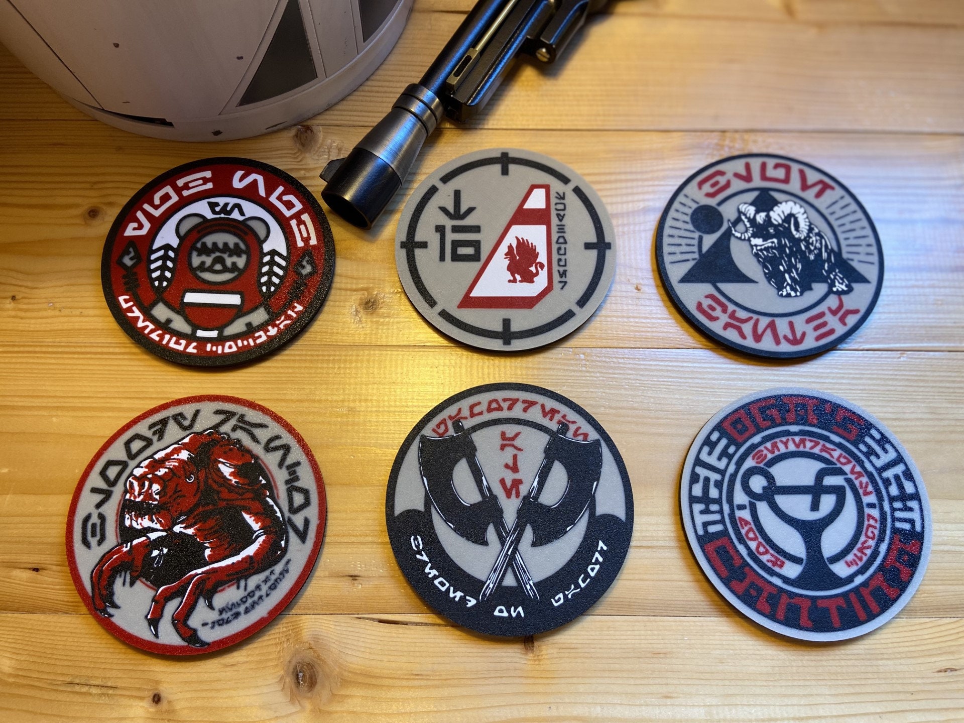 Oga's Cantina Coasters Inspired by Star Wars: Galaxy's Edge, Batuu and ...