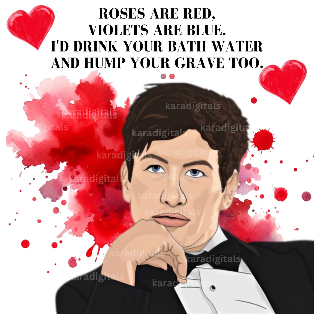 I'd Drink Your Bathwater PNG, Rude Saltburn Printable, Oliver Quick ...