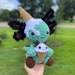 Ice Cream Candy Mint Chocolate Chip Crochet Axolotl Plush - Etsy