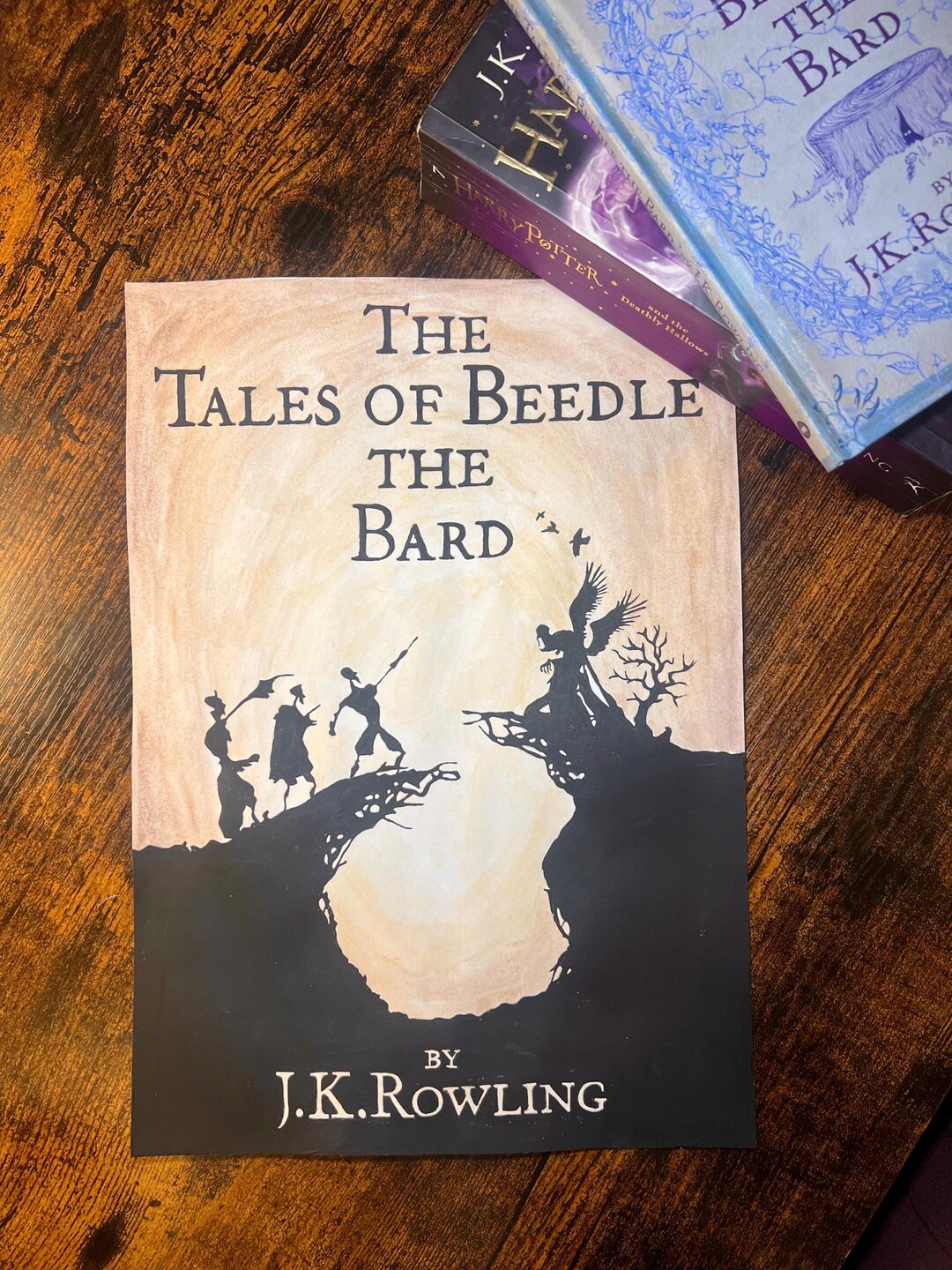 The Tales of Beedle the Bard Book Cover Fine Art Print A4, A3 Harry ...