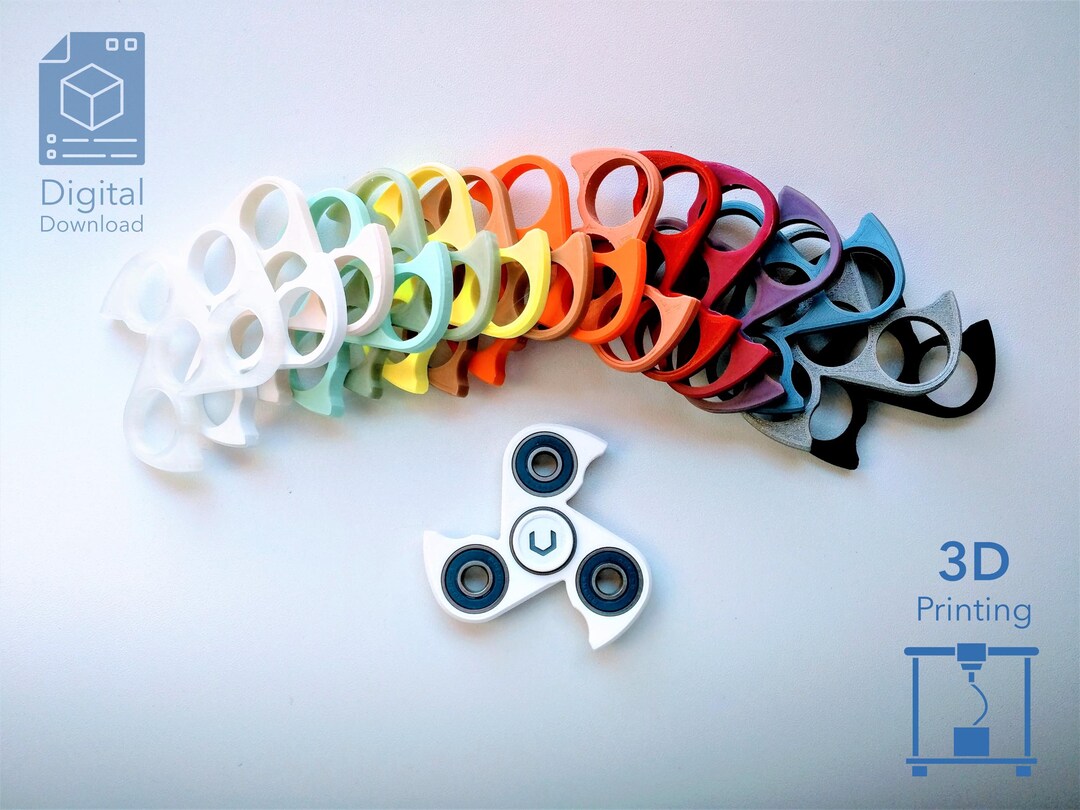 Ghost SPINNER - 3D Printable Fidget Spinner - STL File for DIY Toy ...