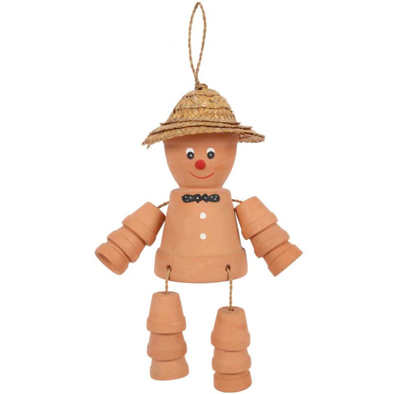 Terracotta Flower Pot Man / Plant Pot Men Garden Planters - Etsy UK