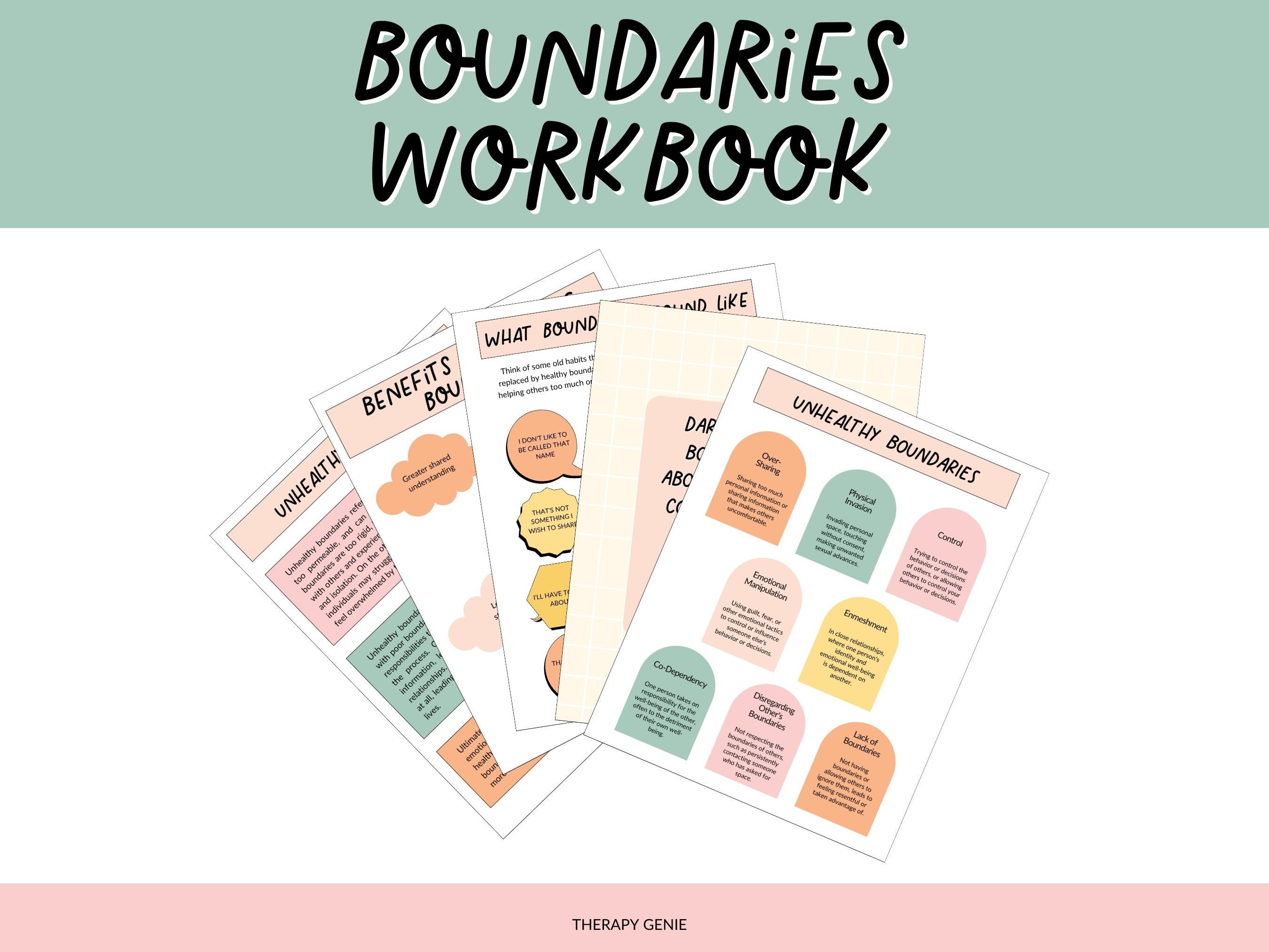 Understanding and Setting Boundaries for Teens and Adults Therapy Genie ...