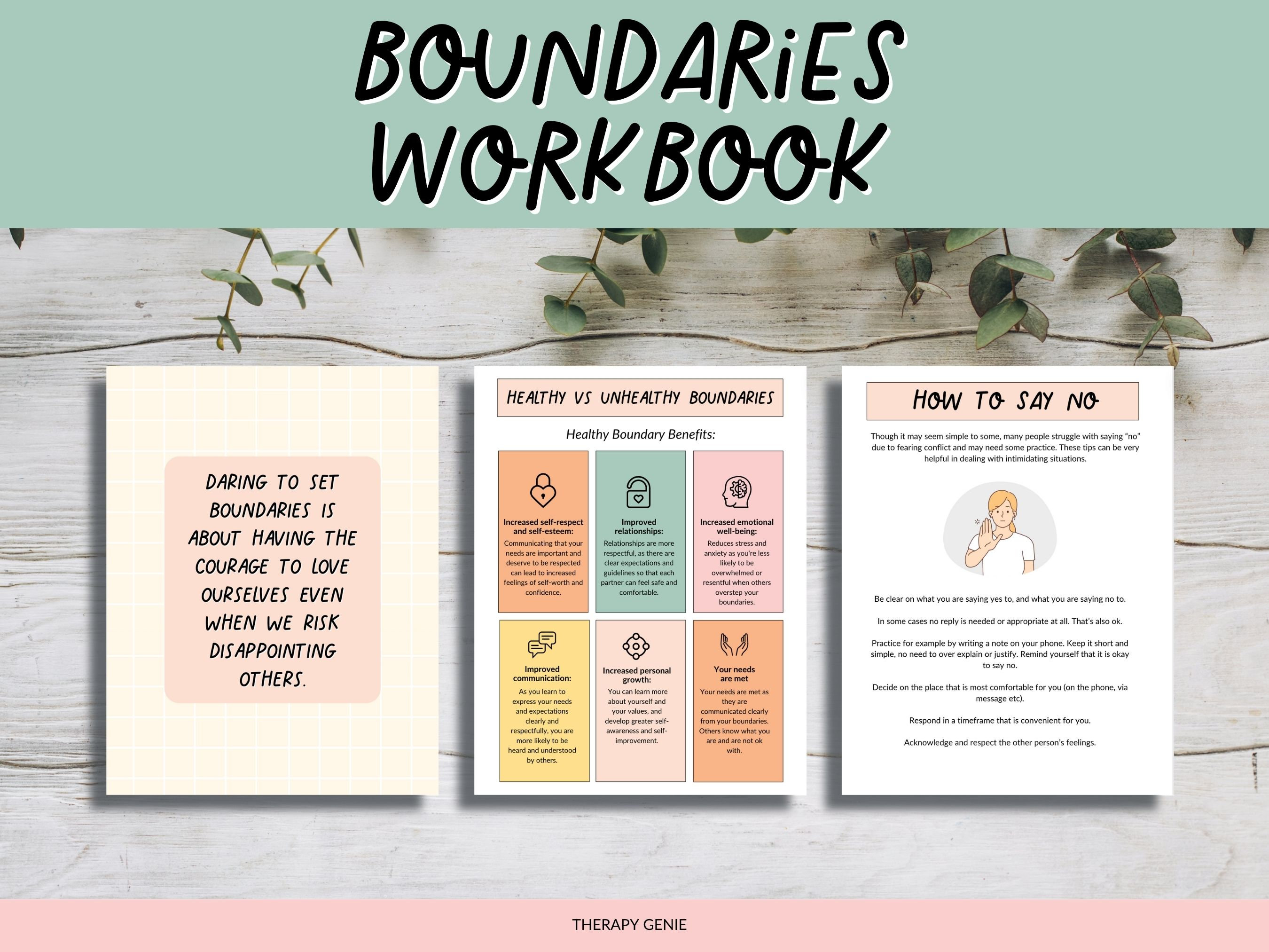 Understanding and Setting Boundaries for Teens and Adults Therapy Genie ...
