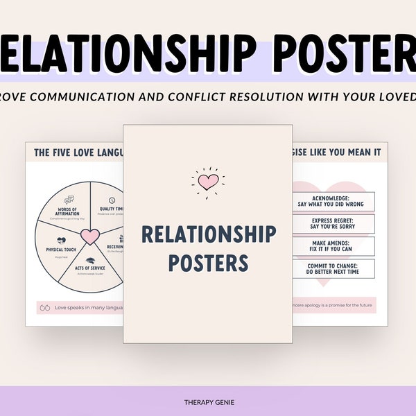 Relationship Posters - Etsy