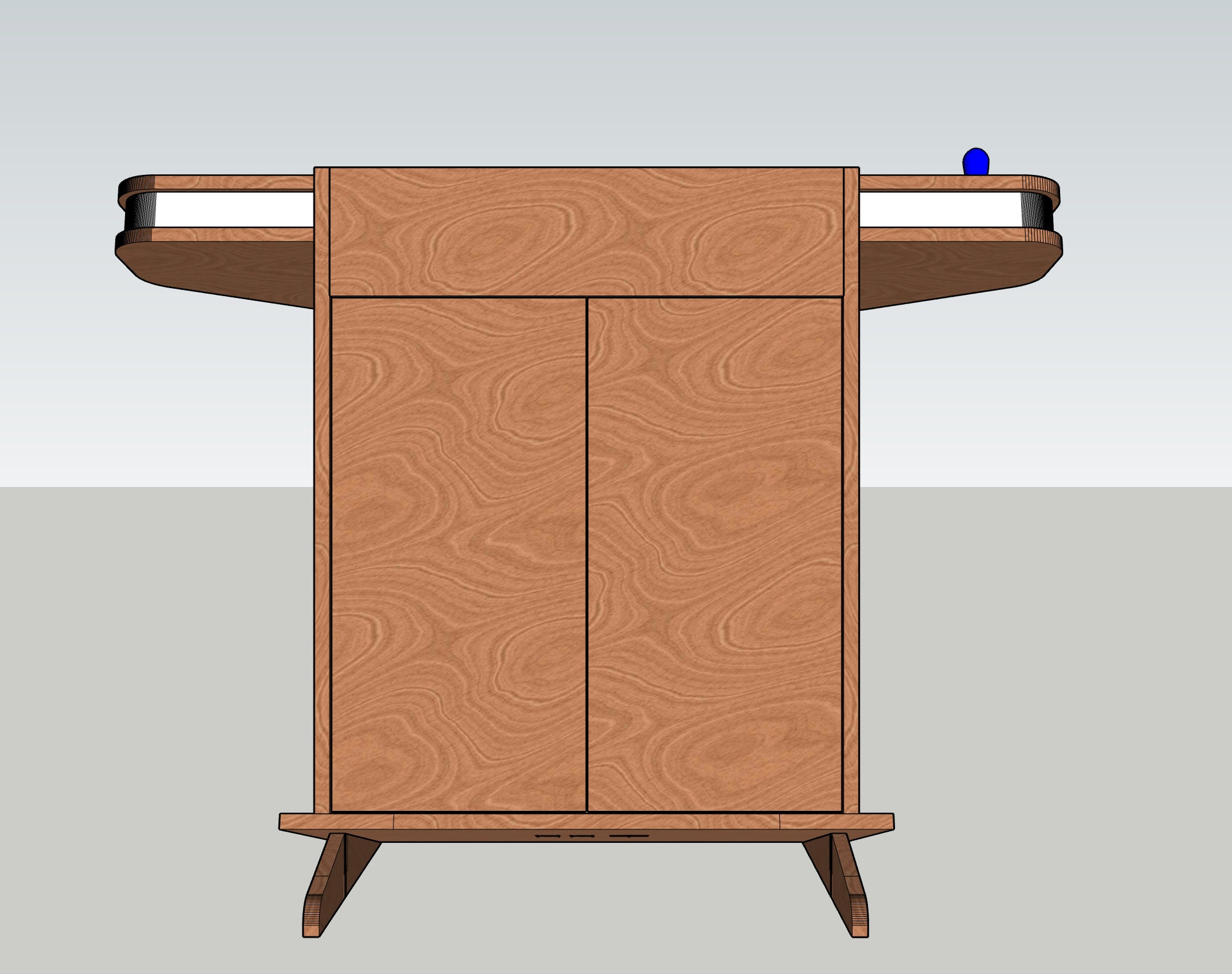 Stand Arcade for 4 Players DFX File for CNC Router, DFX Plans for 18 Mm ...