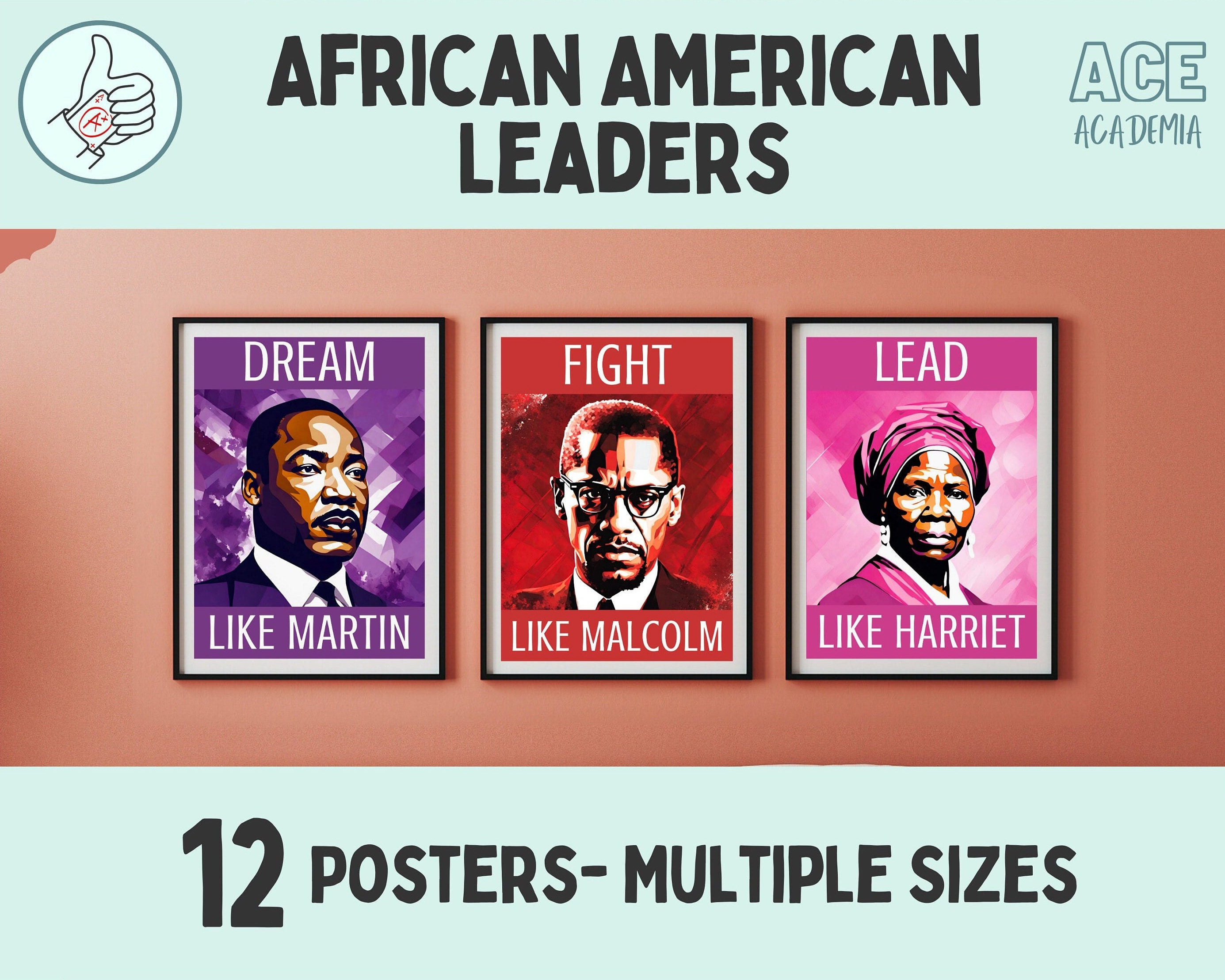 Black History Month Posters | 12 Prints of Inspirational African ...