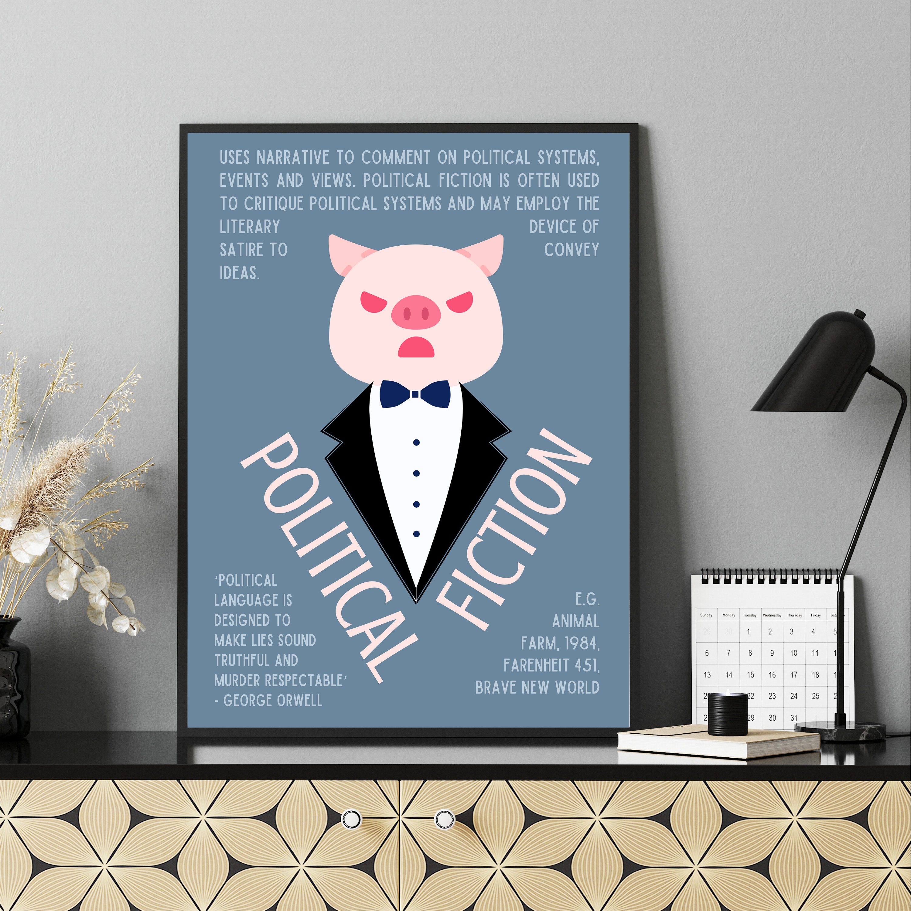 Set of 20 Literary Genre Posters for English Classrooms and School ...