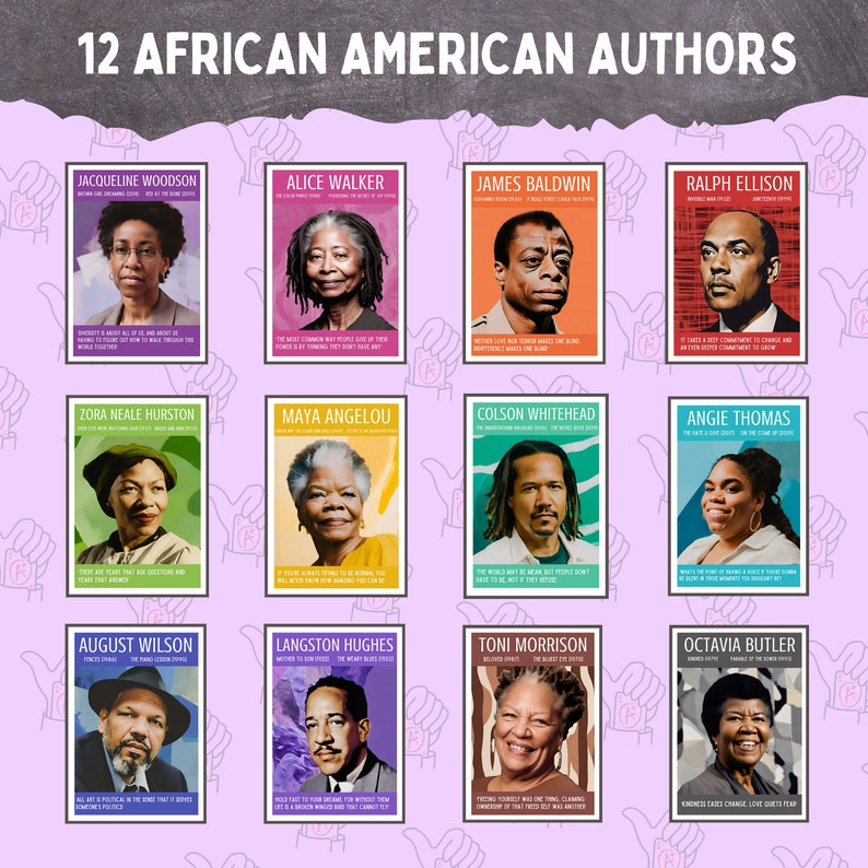 Black History Month Posters | 12 Prints of Inspirational African ...