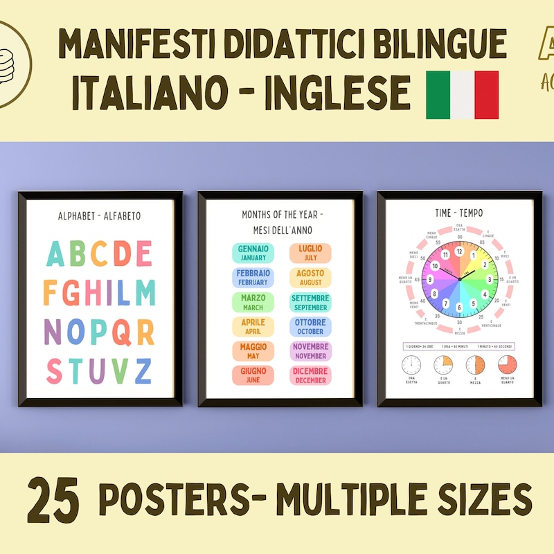 Italian Classroom - Etsy