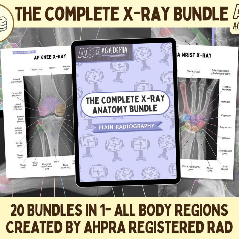 Xray Tech Anatomy Positioning - Etsy