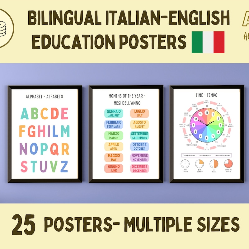 Italian Classroom - Etsy
