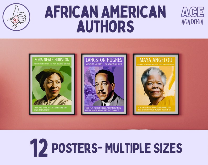 Black History Month Posters | 12 Prints of Inspirational African ...